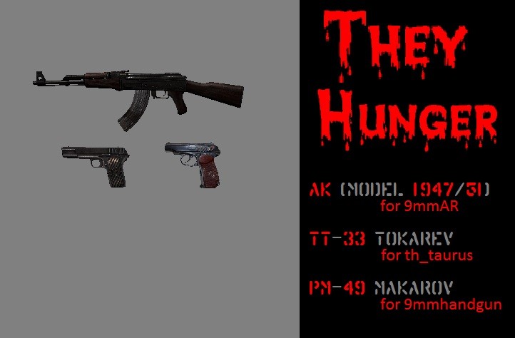 Soviet Weapons for They Hunger Mod for Half-Life | HL Mods