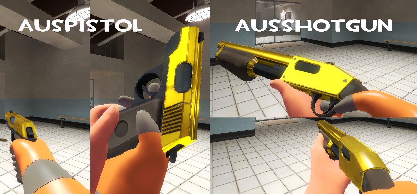 Australium Shotgun+Pistol MK.III Mod for Team Fortress 2 | TF2 Mods