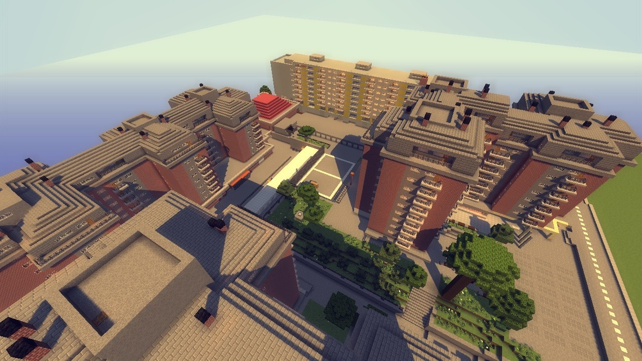Red Buildings Smederevo, Serbia Mod for Minecraft: Java Edition | MC Mods