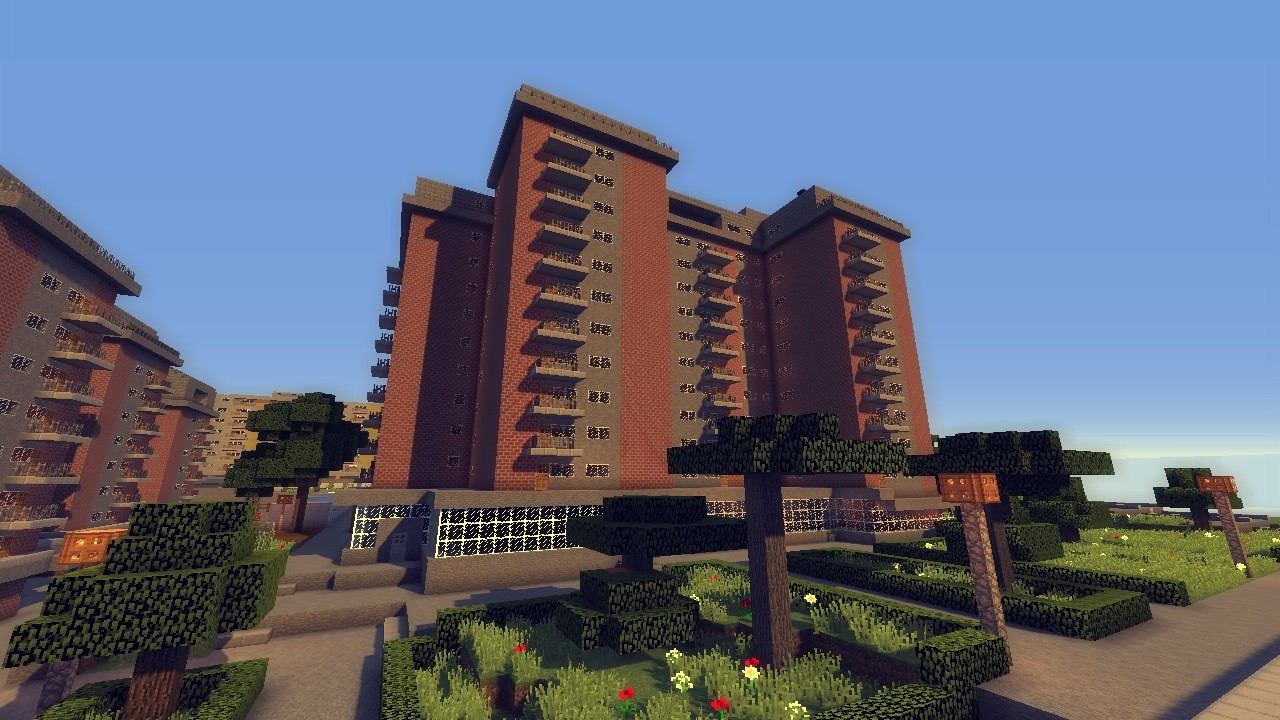 Red Buildings Smederevo, Serbia Mod for Minecraft: Java Edition | MC Mods