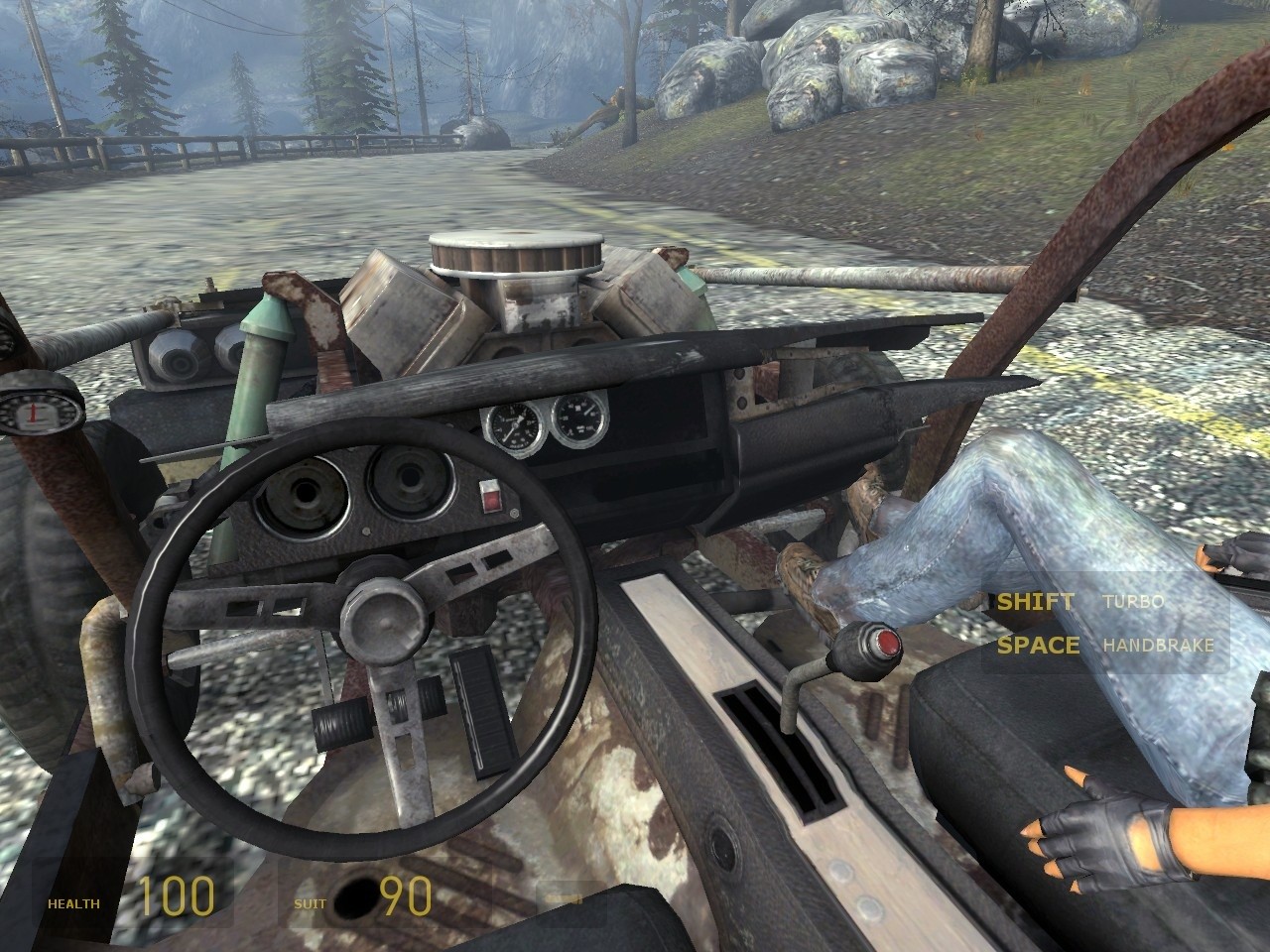 Bullitt styled Muscle Car Mod for Half-Life 2 | HL2 Mods