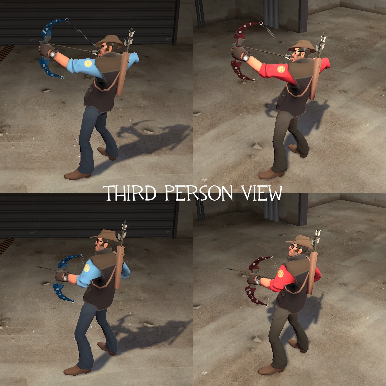 Team-Colored Fortified Compound Mod for Team Fortress 2 | TF2 Mods