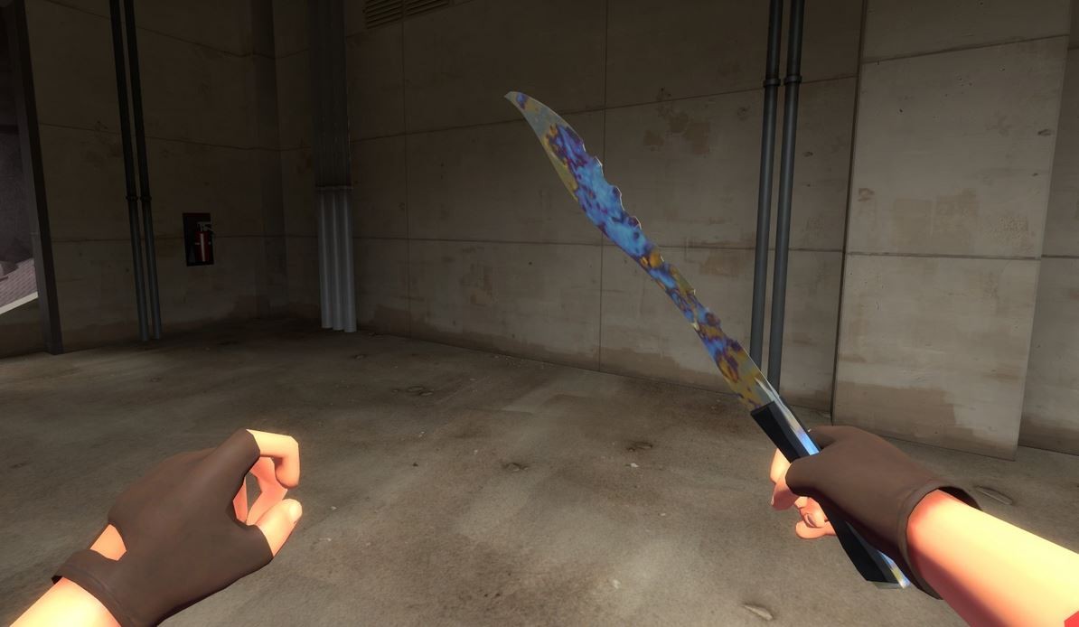 Tribalman's Shiv | Case Hardened Mod for Team Fortress 2 | TF2 Mods