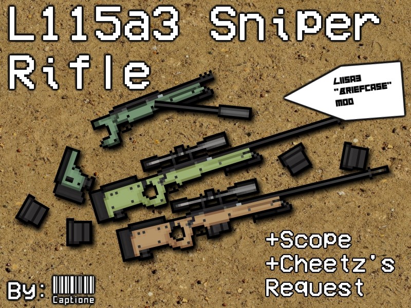 L115a3 Sniper Rifle For AWP [CS2D] [Mods]