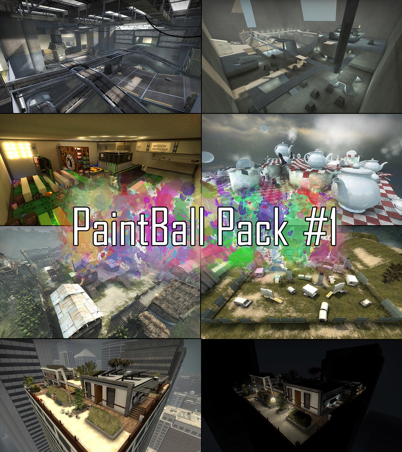 PaintBall map pack #1 [Counter-Strike: Global Offensive] [Mods]