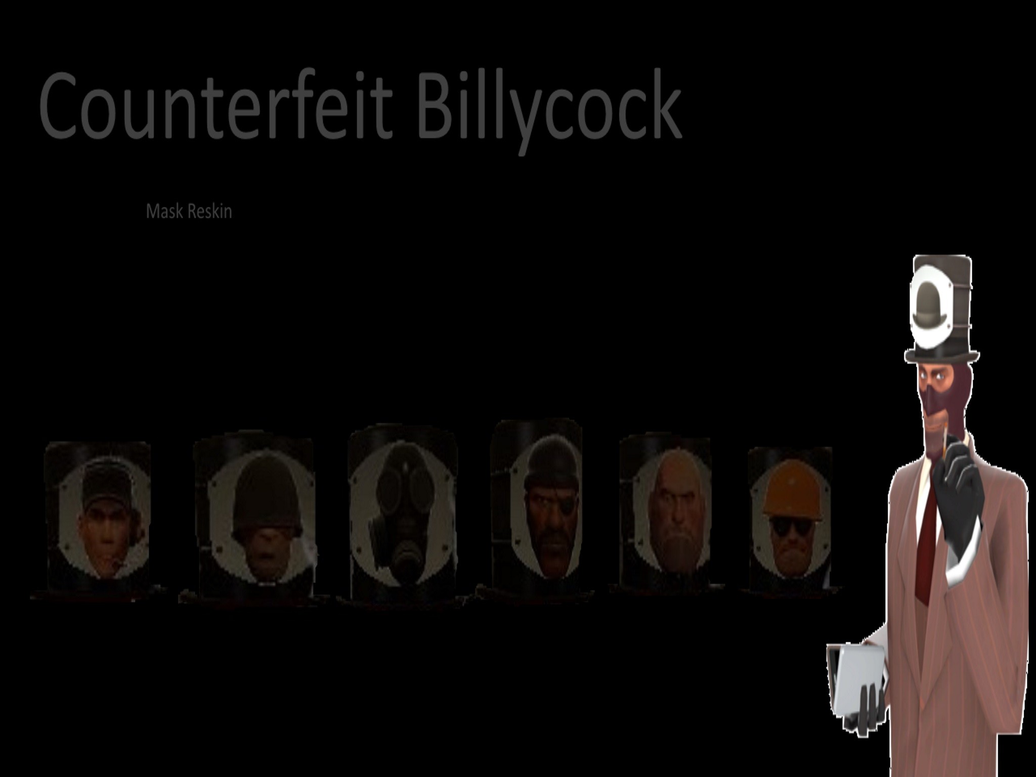 Counterfeit Billycock (Spy Mask) Mod for Team Fortress 2 | TF2 Mods