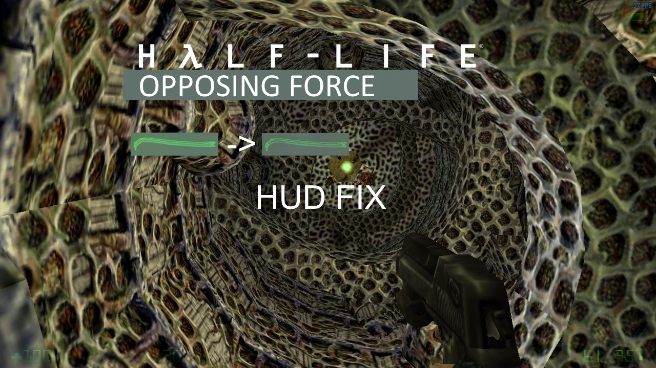 HD Hud fix Mod for Half-Life: Opposing Force | HL:OF Mods