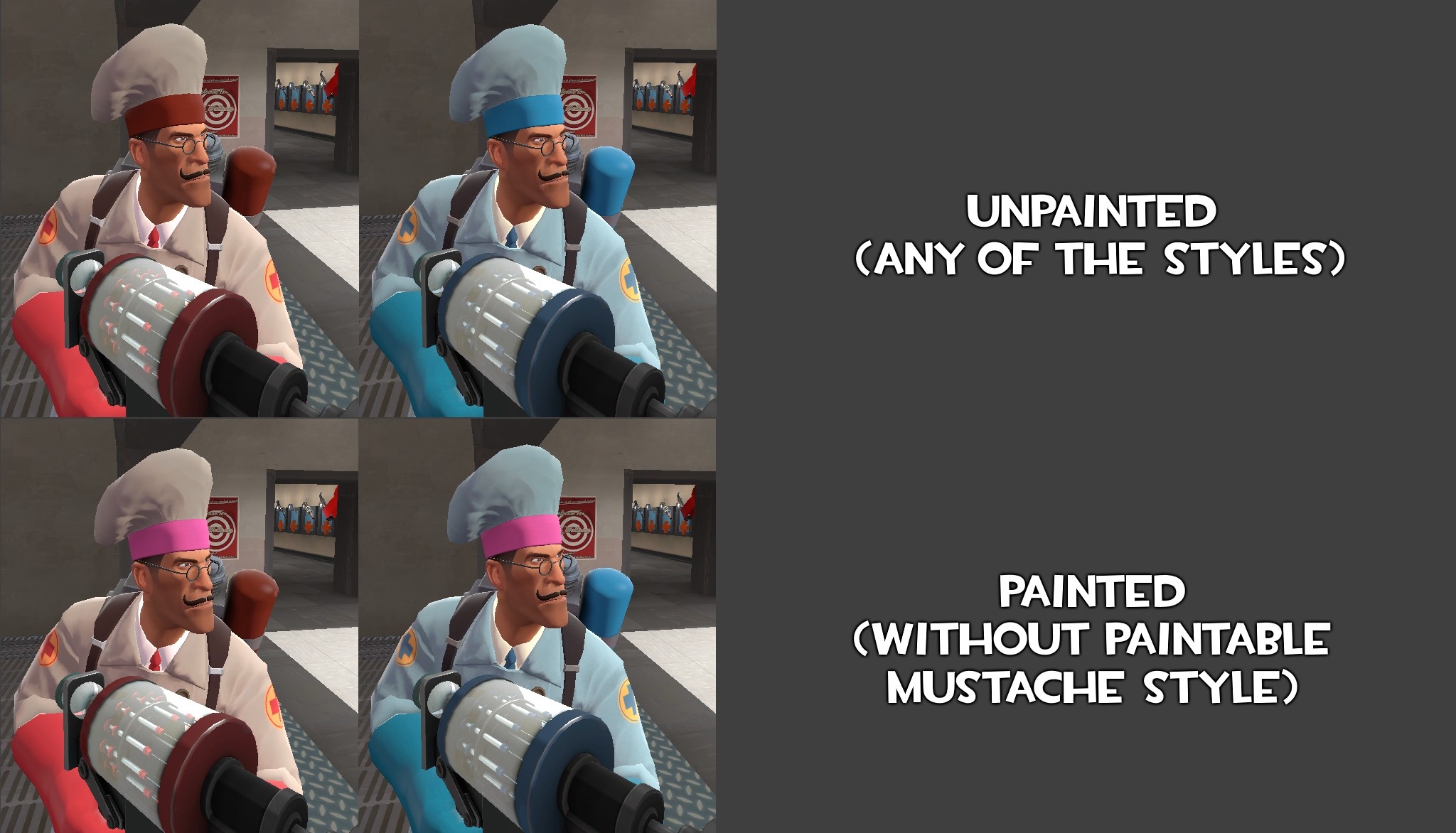 Teutonic Toque with Mustachioed Mann Mustache Mod for Team Fortress 2 ...