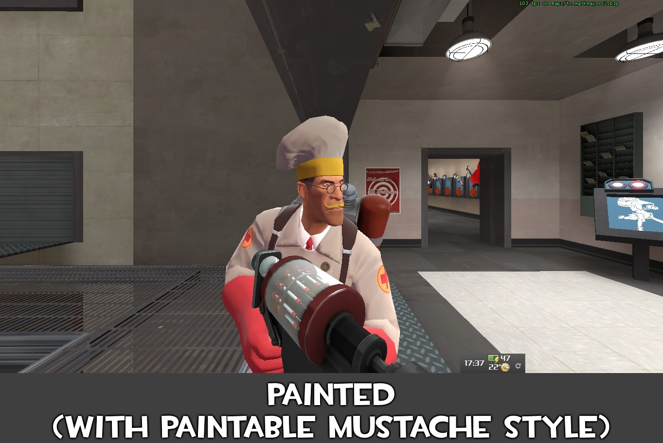 Teutonic Toque with Mustachioed Mann Mustache Mod for Team Fortress 2 ...