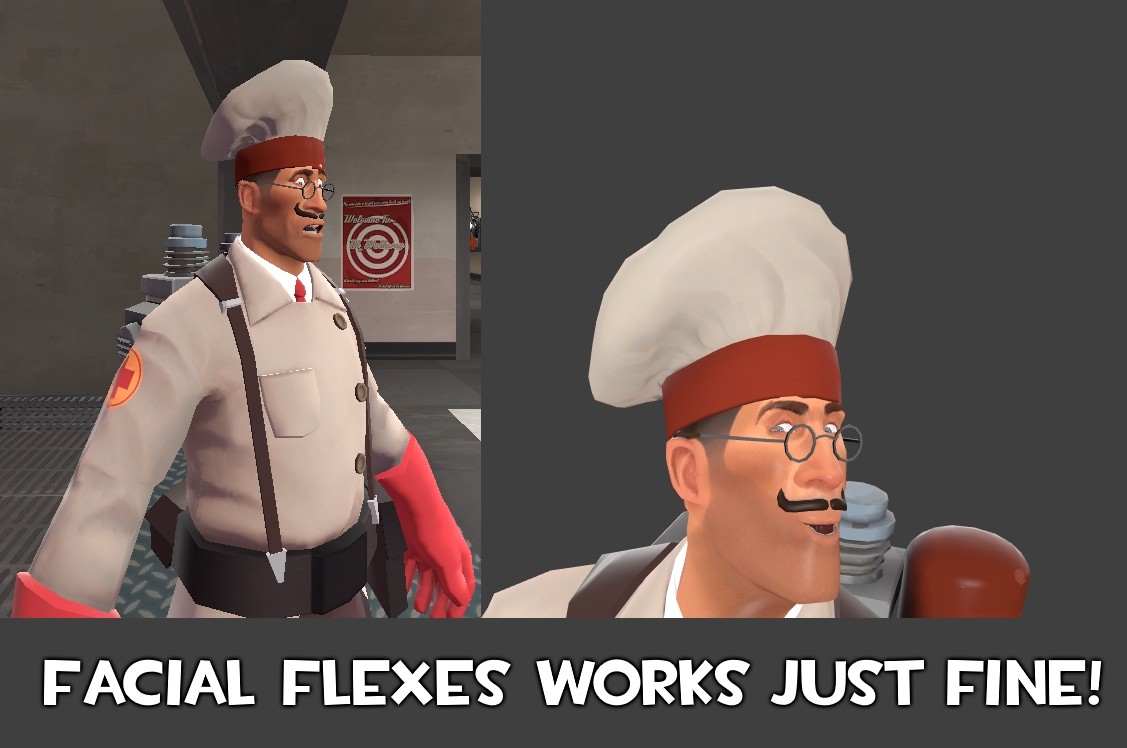 Teutonic Toque with Mustachioed Mann Mustache Mod for Team Fortress 2 ...