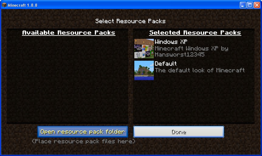 Windows XP GUI Mod for Minecraft: Java Edition | MC Mods