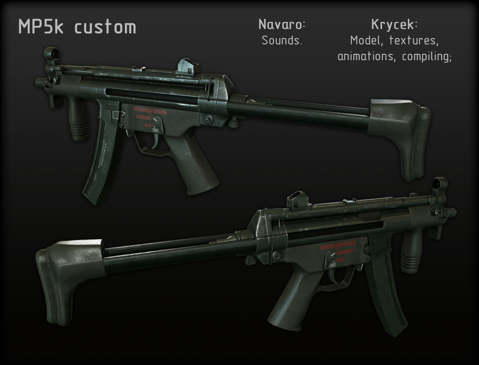 MP5k custom Mod for Counter-Strike: Source | CS:S Mods