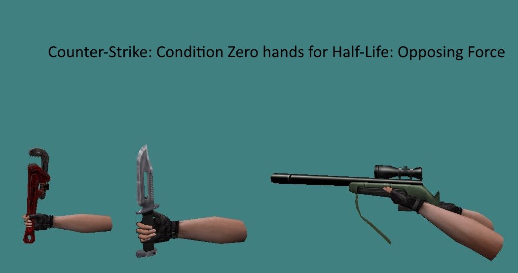 Counter-Strike: Condition Zero hands (OP4) [Half-Life: Opposing Force ...