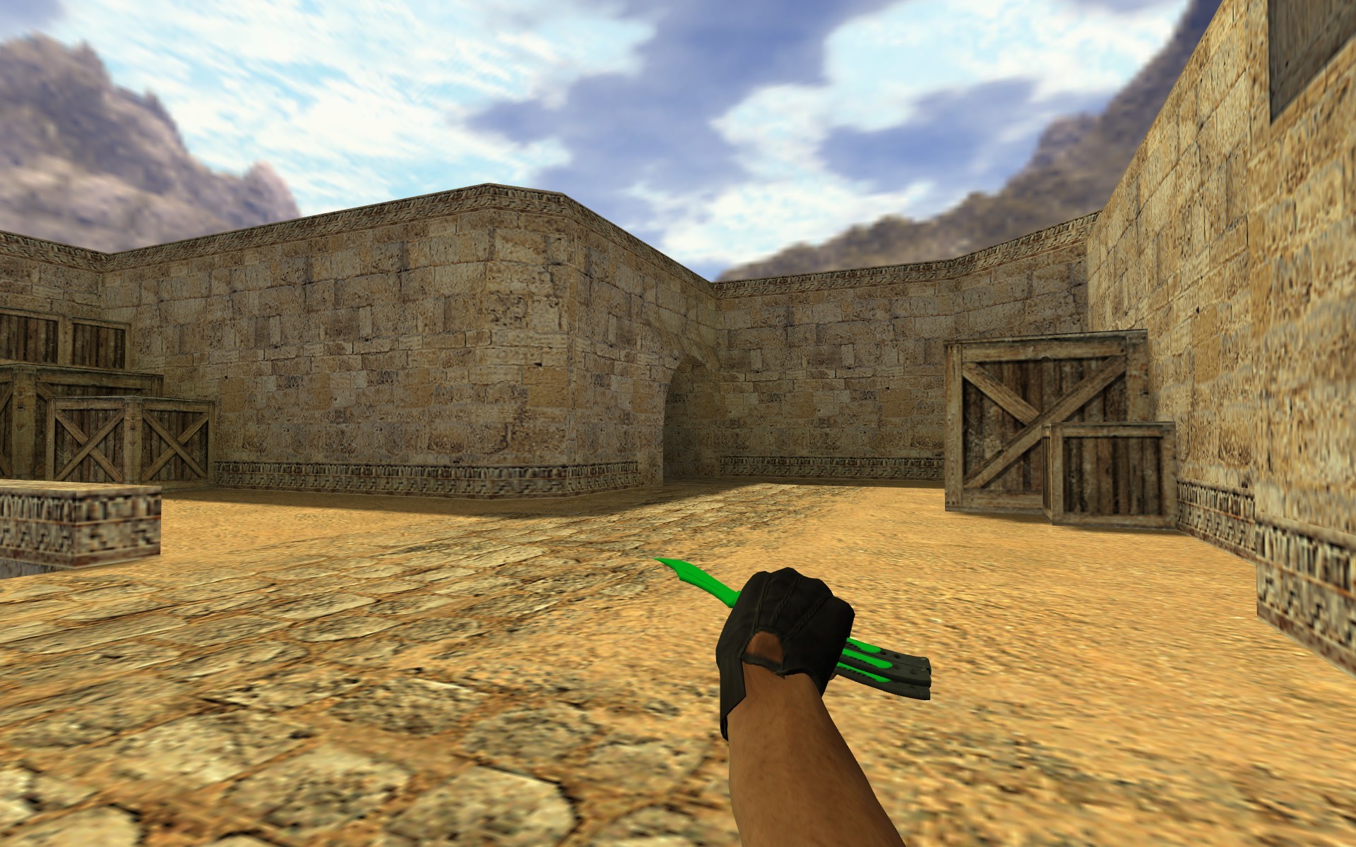 Butterfly Knife Emerald Mod for Counter-Strike 1.6 | CS1.6 Mods