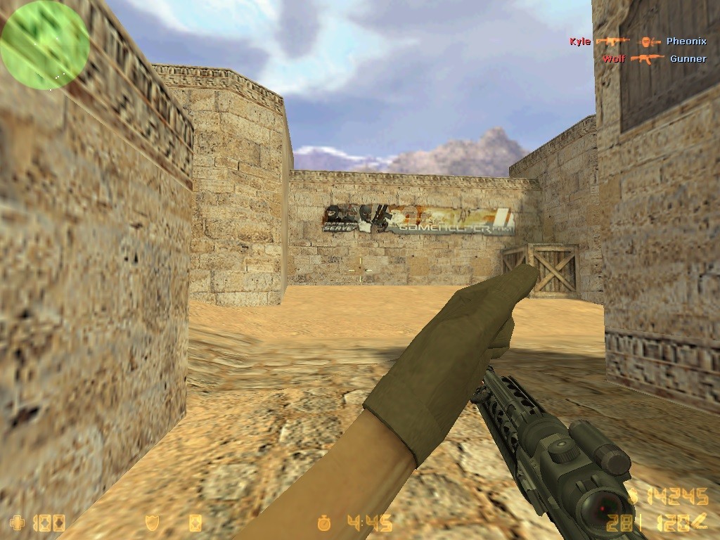 MP5 RIS GO Anims W Aimpoint & Working LAM [Counter-Strike 1.6] [Mods]