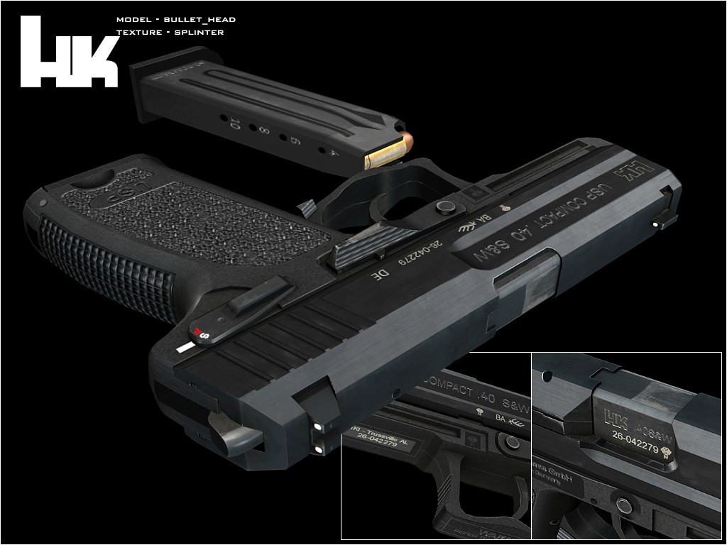 HK USP .40c Mod for Counter-Strike 1.6 | CS1.6 Mods