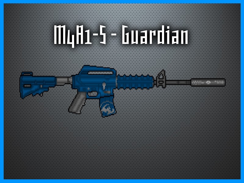 M4A1-S - Guardian +Fire Sound Mod for CS2D | CS2D Mods