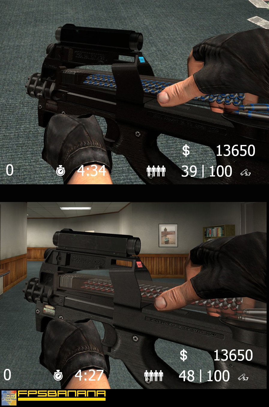 DarkElfa's P90 Mk.3 Black Edit Mod for Counter-Strike: Source | CS:S Mods