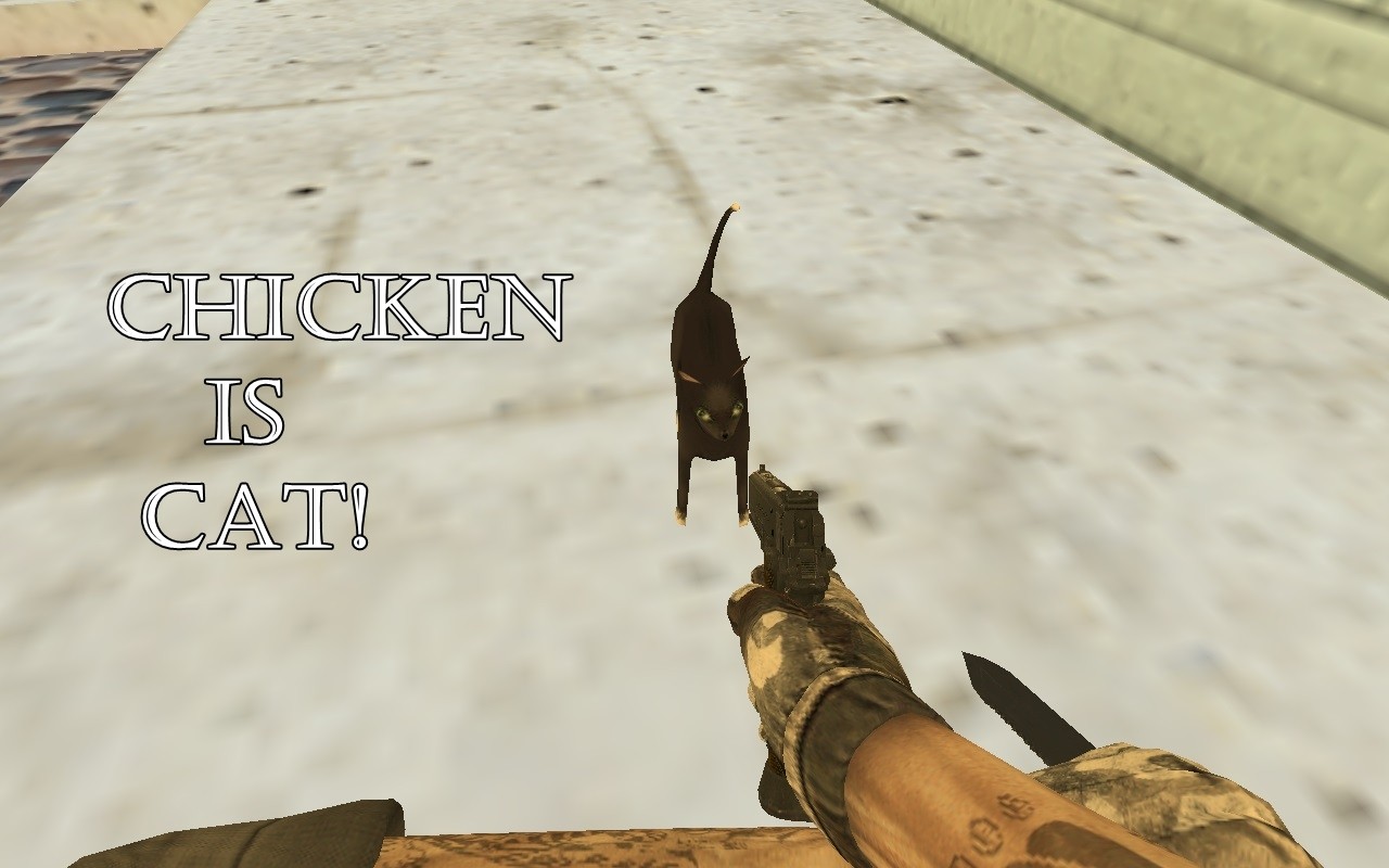 Chicken Is Cat! Mod for Counter-Strike 1.6 | CS1.6 Mods