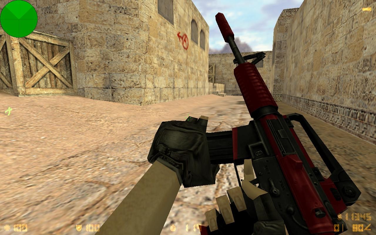 M4A1 Red Tape [Counter-Strike 1.6] [Mods]
