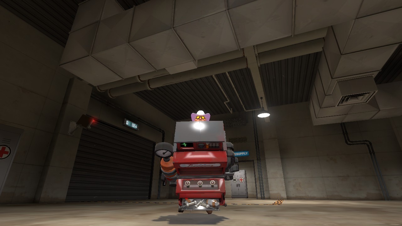 Flying Dispenser (Zoomin' Broom Skin) Mod for Team Fortress 2 | TF2 Mods