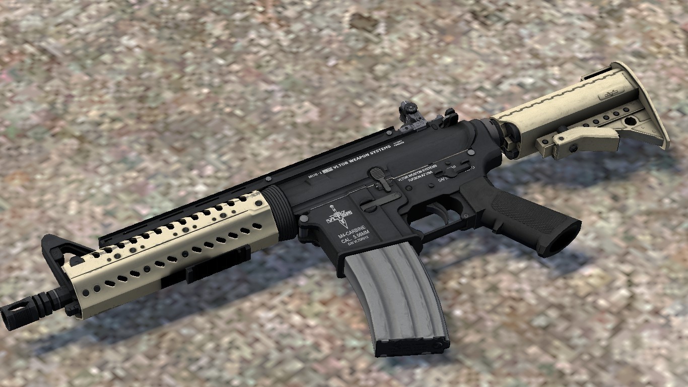 Short Barrel Rifle M4 Vltor with ManTuna animation Mod for Counter ...