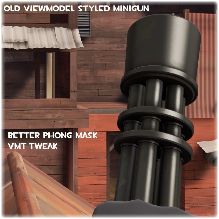 Old Viewmodel Style Minigun Mod for Team Fortress 2 | TF2 Mods
