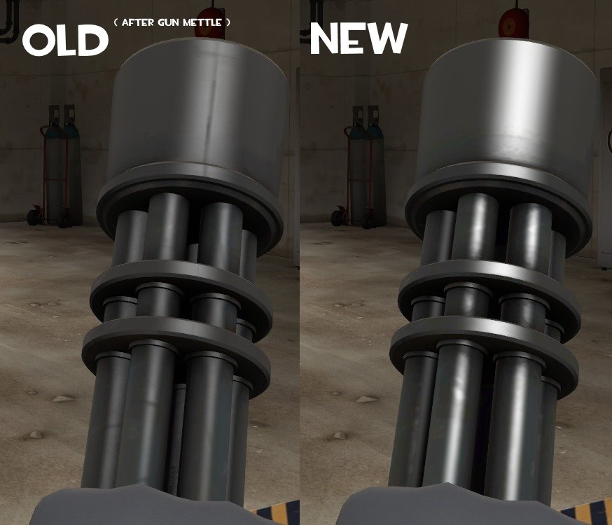 Old Viewmodel Style Minigun Mod for Team Fortress 2 | TF2 Mods