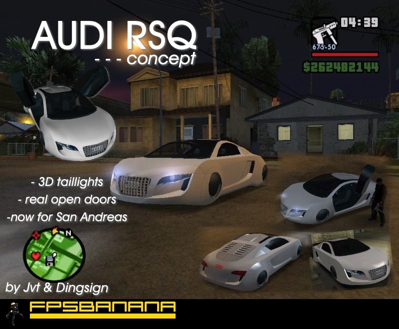 2035 audi rsq concept [Grand Theft Auto: San Andreas] [Mods]