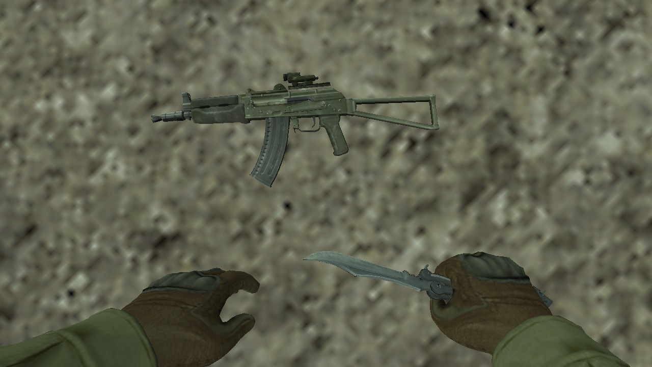 Battlefield 2 Imitation AKS-74U MEC spec-force. Mod for Counter-Strike ...