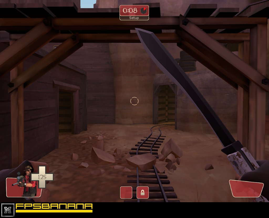 Meshka's Black/Camo Machete [Team Fortress 2] [Mods]