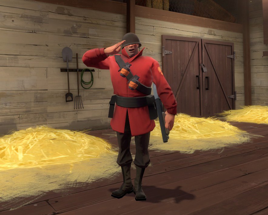 Improved Soldier Player Textures Mod for Team Fortress 2 | TF2 Mods