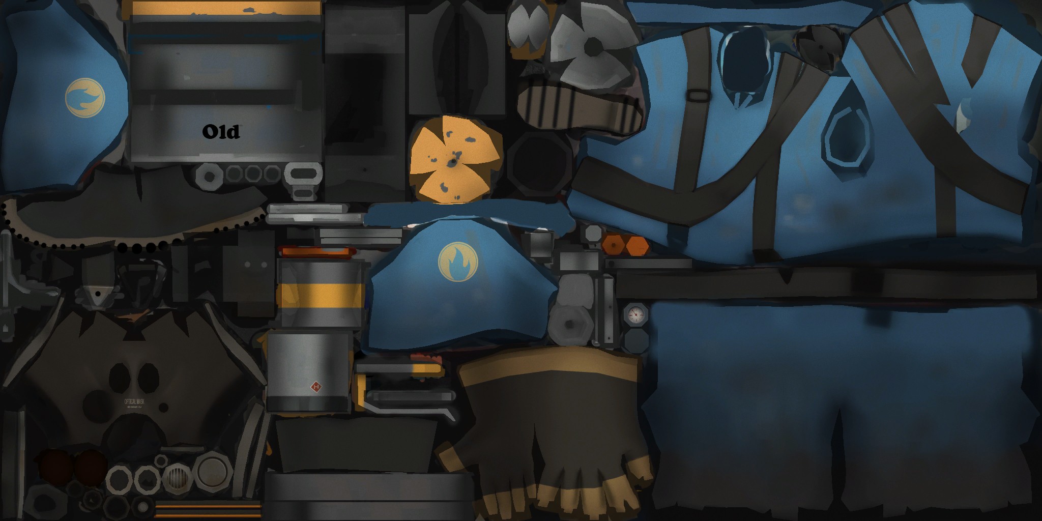 Improved Pyro Player Textures [Team Fortress 2] [Mods]