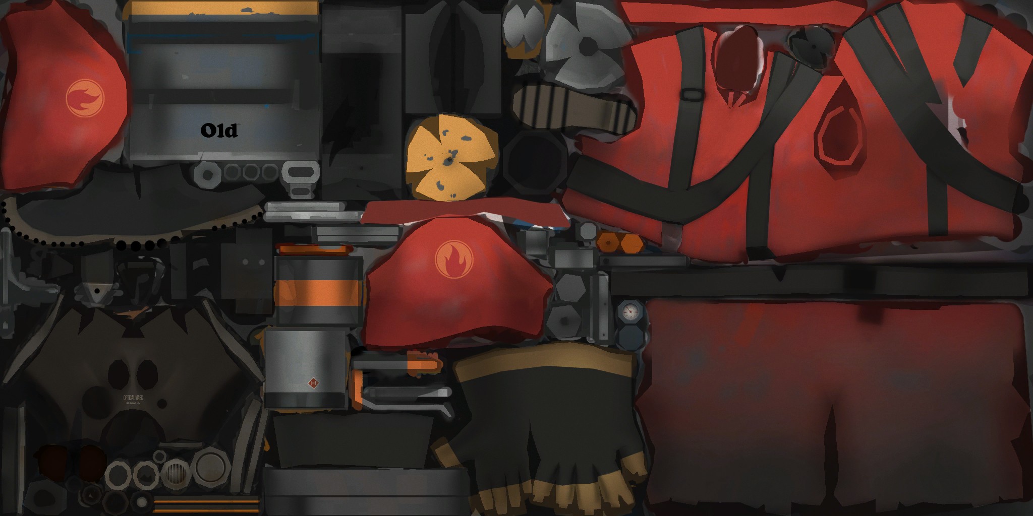 Improved Pyro Player Textures [Team Fortress 2] [Mods]