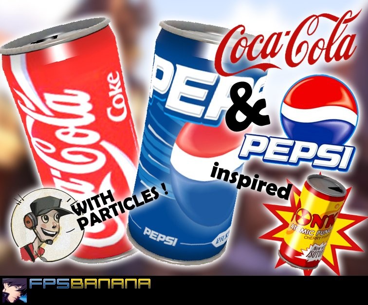 Bonk! Coke and Pepsi (With particles) Mod for Team Fortress 2 | TF2 Mods