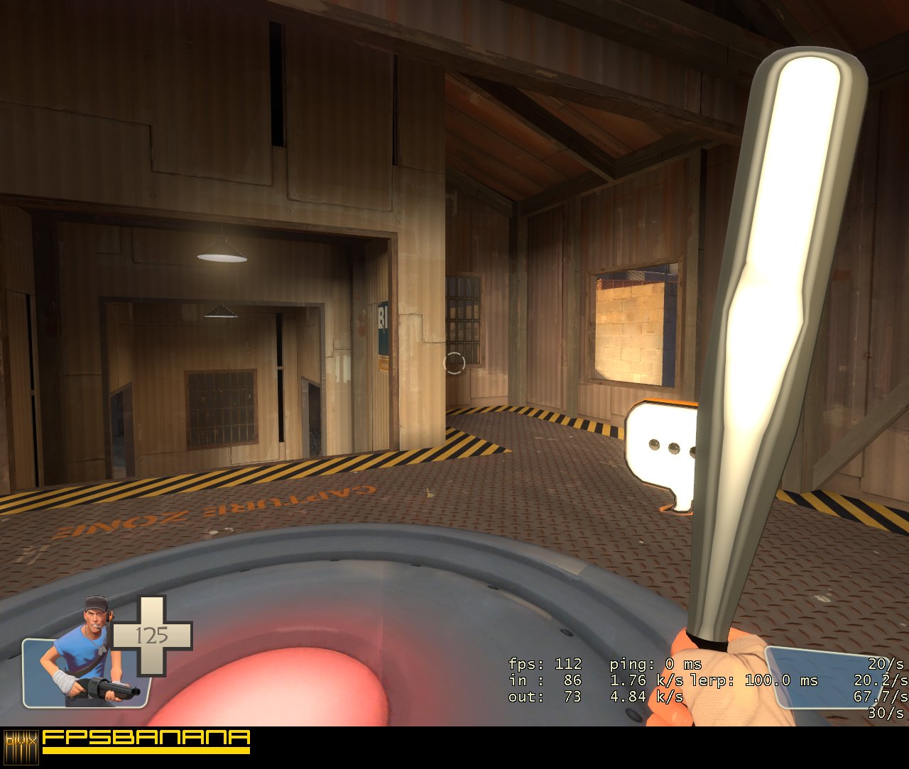 Chrome Scout Bat by DiviX Mod for Team Fortress 2 | TF2 Mods