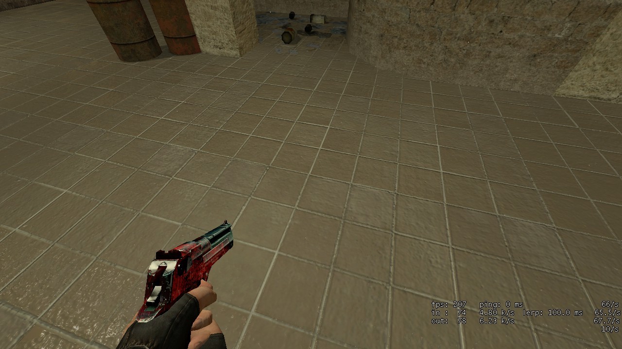 Black Deagle With Strange Red Camo [Counter-Strike: Source] [Mods]