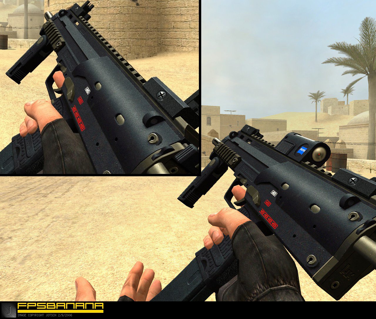 Mp7a1 For Mp5 [Counter-Strike: Source] [Mods]