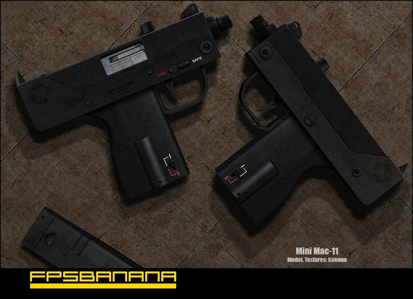 Kimono Mini Mac-11 Mod for Counter-Strike: Source | CS:S Mods