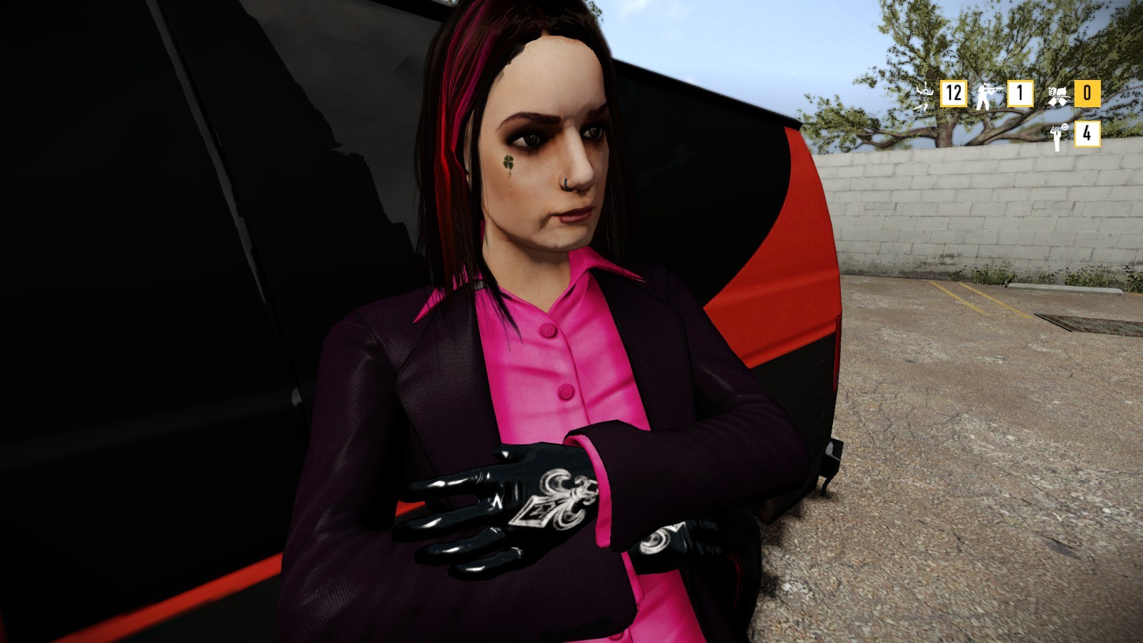Wine & Pink Suit [Payday 2] [Mods]