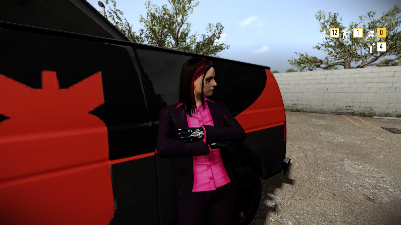 Wine & Pink Suit [Payday 2] [Mods]