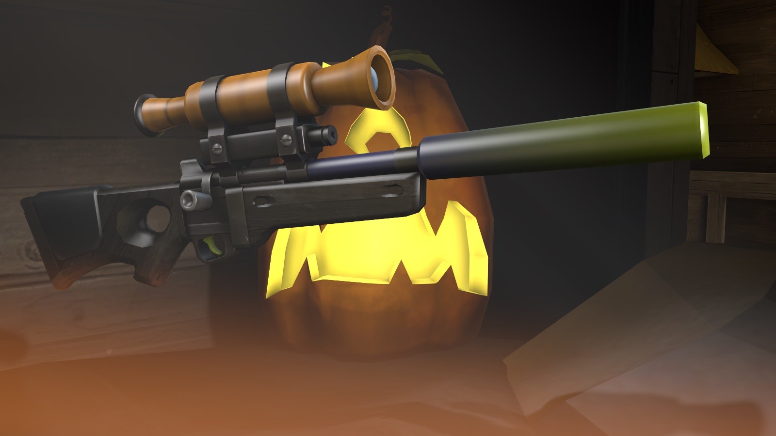 Pumpkin Patch Hitman's Heatmaker. Mod for Team Fortress 2 | TF2 Mods