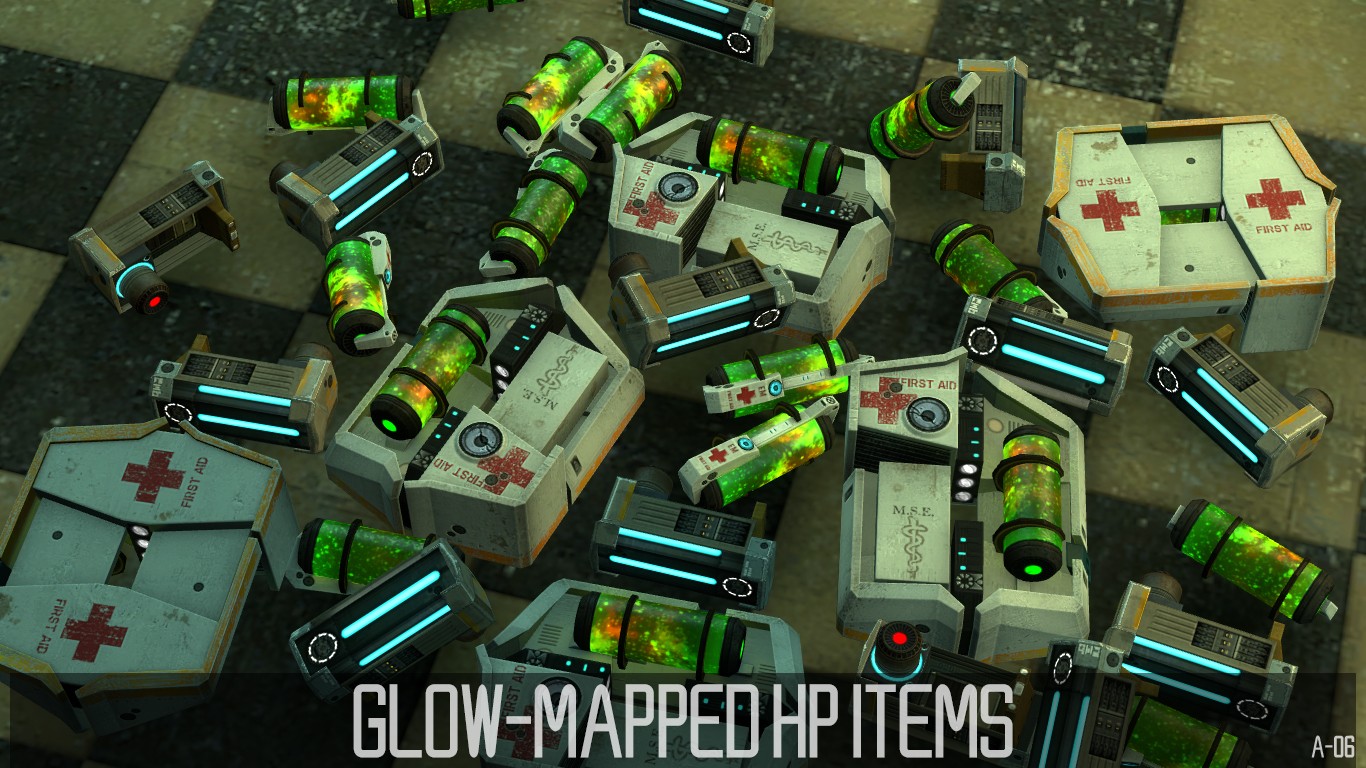 Glow-Mapped HP Items Mod for Half-Life 2 | HL2 Mods
