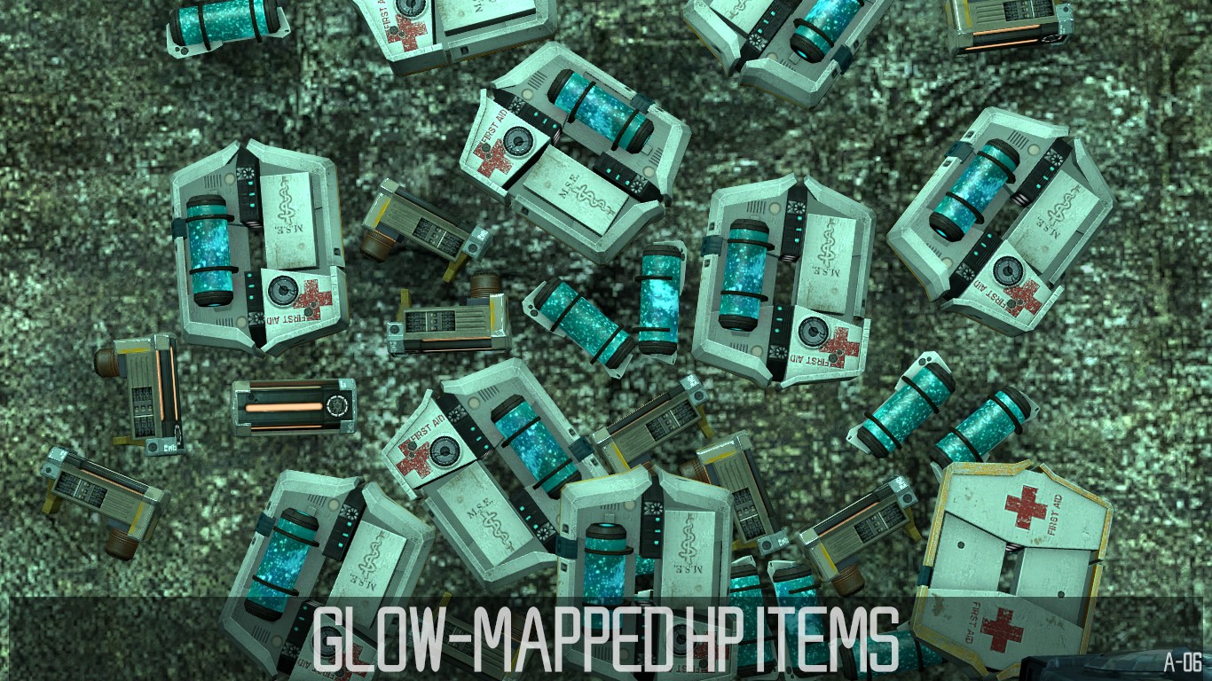 Glow-Mapped HP Items Mod for Half-Life 2 | HL2 Mods