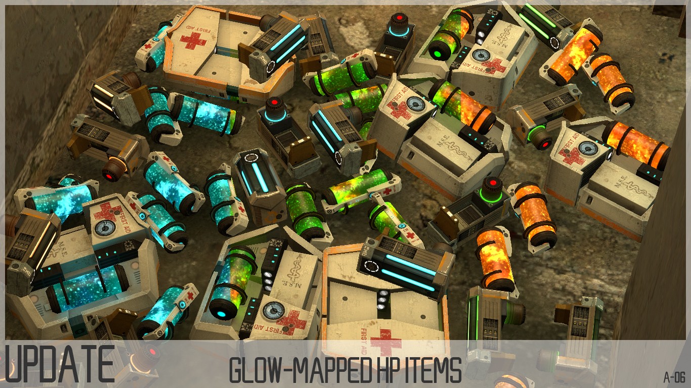 Glow-Mapped HP Items Mod for Half-Life 2 | HL2 Mods