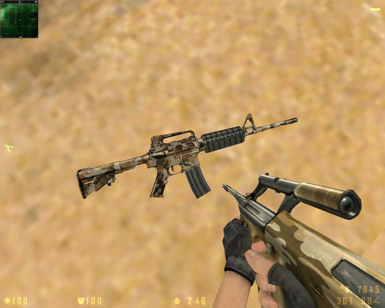 DesertCam M4 - M4A1 [Counter-Strike 1.6] [Mods]