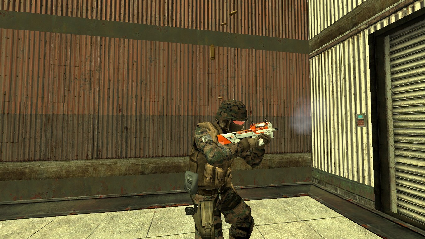 P90 Asiimov V2 [World] Mod for Counter-Strike: Source | CS:S Mods