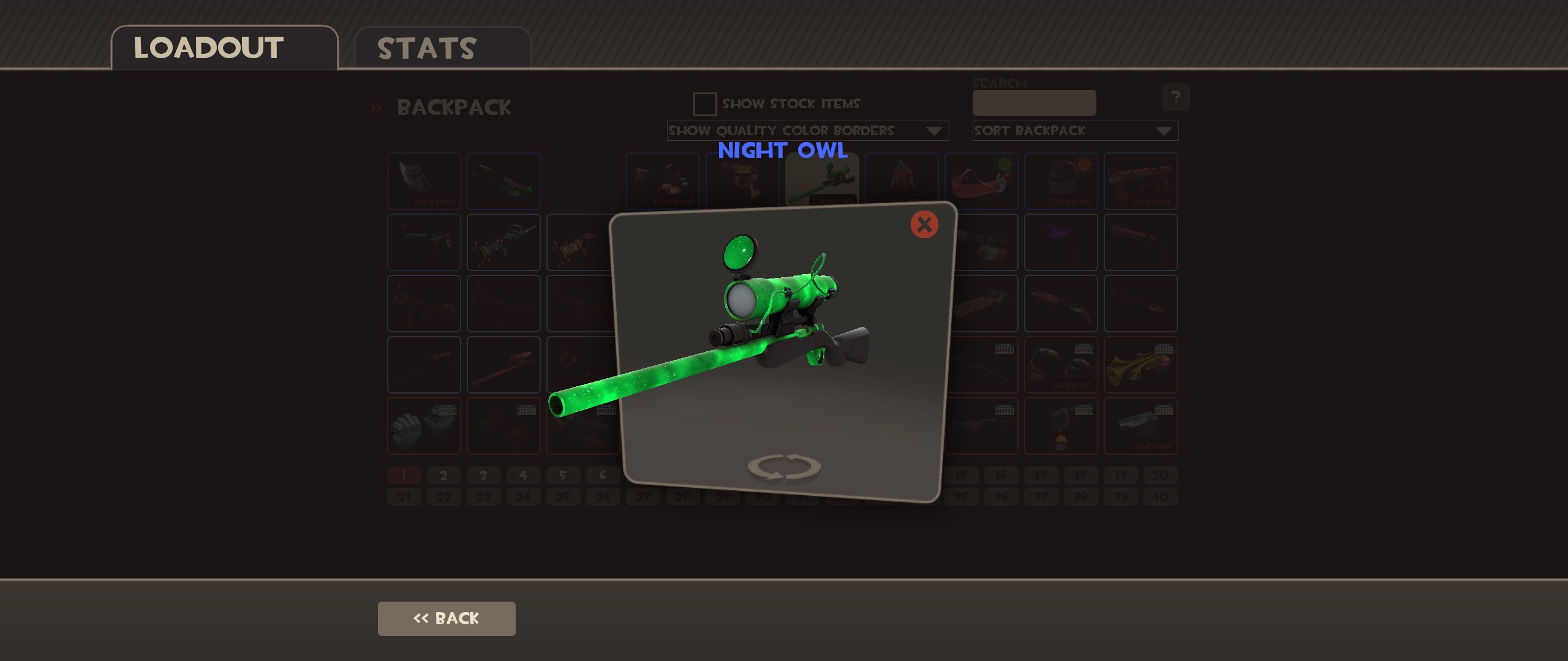 Green Nebula Sniper Riffle Mod for Team Fortress 2 | TF2 Mods