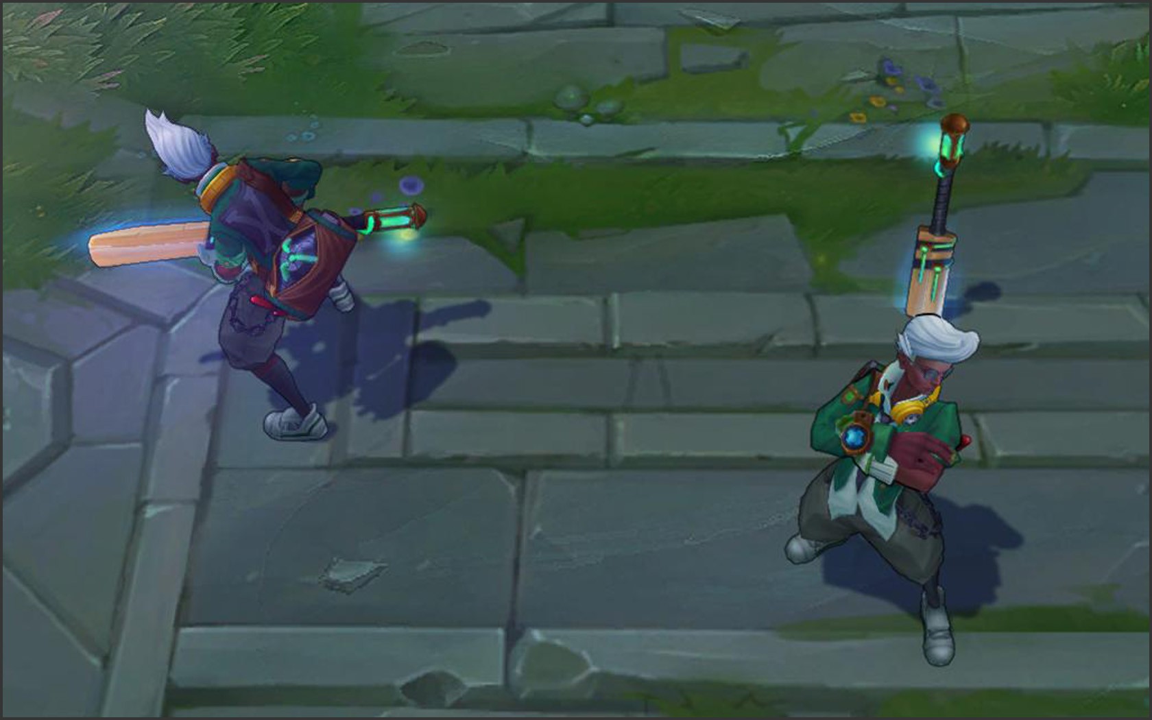 Academy Ekko with FULL GREEN Particles Mod for League of Legends | LoL Mods