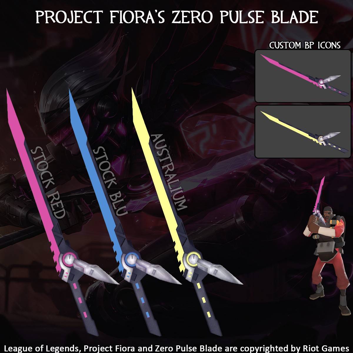 Fiora's Zero Pulse Blade Mod for Team Fortress 2 | TF2 Mods